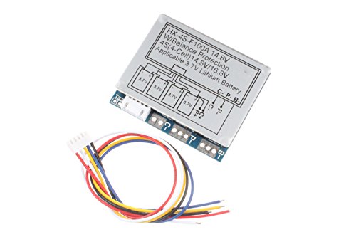 NOYITO 100A 4S 3.7V Lithium Battery Protection Board 14.8V with Balance Over-Current Over-Charge Over-Discharge Protection