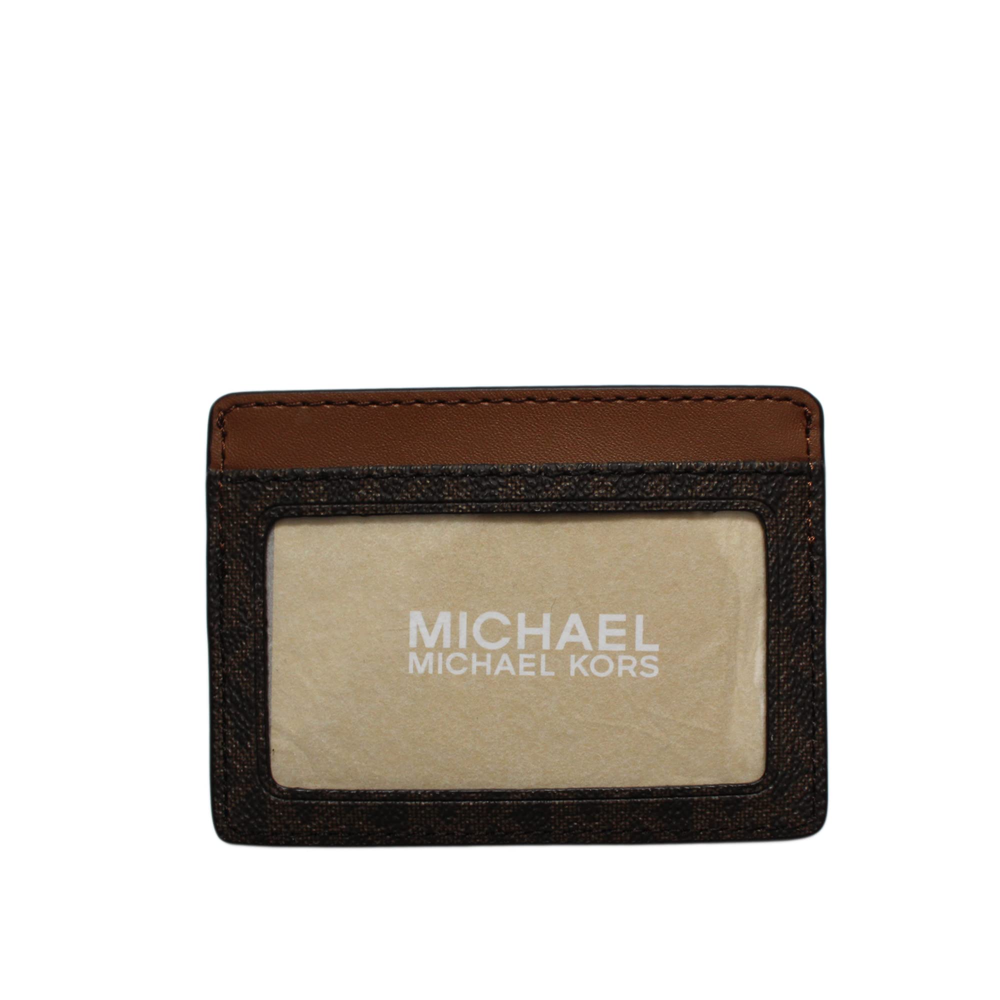 Michael Kors Large Card Holder Wallet Leather Brown