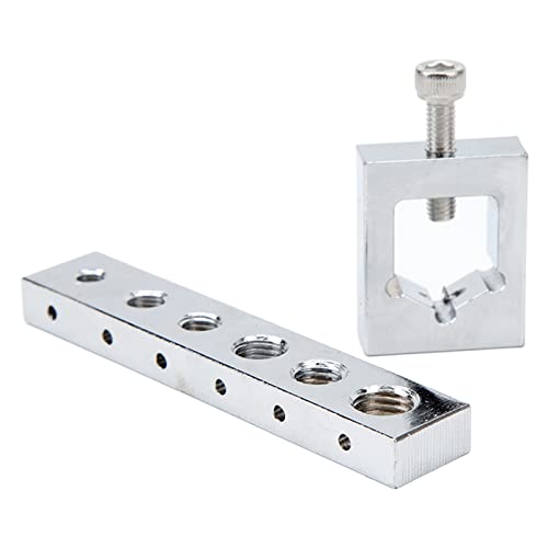 Wire Lockwire Nut Kit, Nut and Bolt Drill Jig Metric VS559 Metal High Hardness Precise Safe Wire Drill Guide Set Fit for Secure Locking Wire