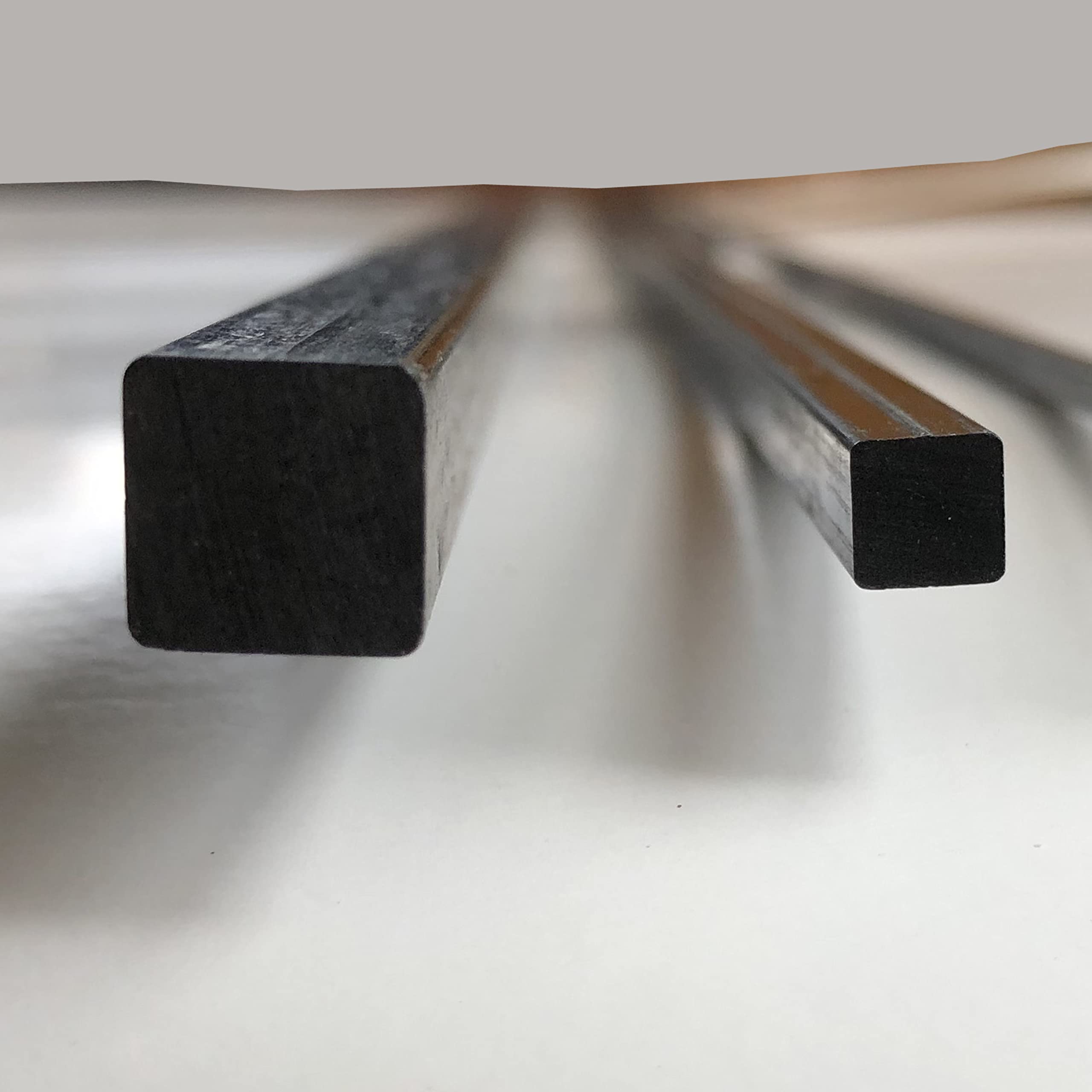 KARBXON β Square Carbon Fiber Rod - 5mm x 1000mm β Pultruded Square Solid Rod - Black Matte Finish - Pure Solid Carbon Fibre Square Tube shafts - for RC Planes-Drones, Boat DIY Craft Projects