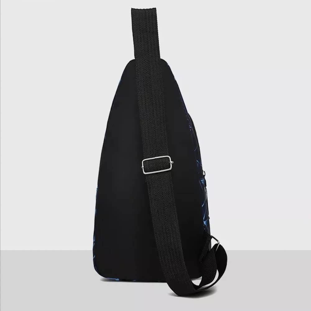 Multipurpose Sling Shoulder Crossbody Chest Bag With Adjustable Strap, Lightweight For Walking Running Cycling Hiking Travel