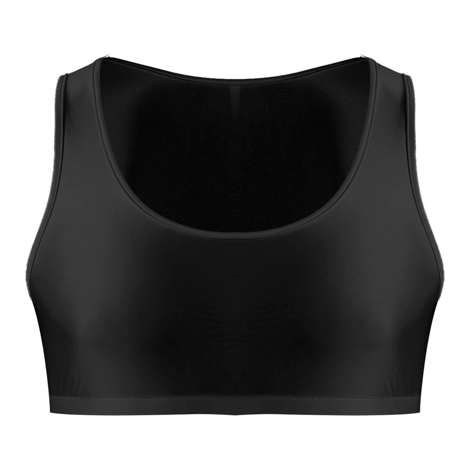 iiniim Mens Cool Dry Compression Sleeveless Tank Top Swim Running Basketball Workout Base Layer Shirt Black D Large