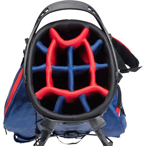 HB-14 Hybrid Stand Bag,Blue/Red/White