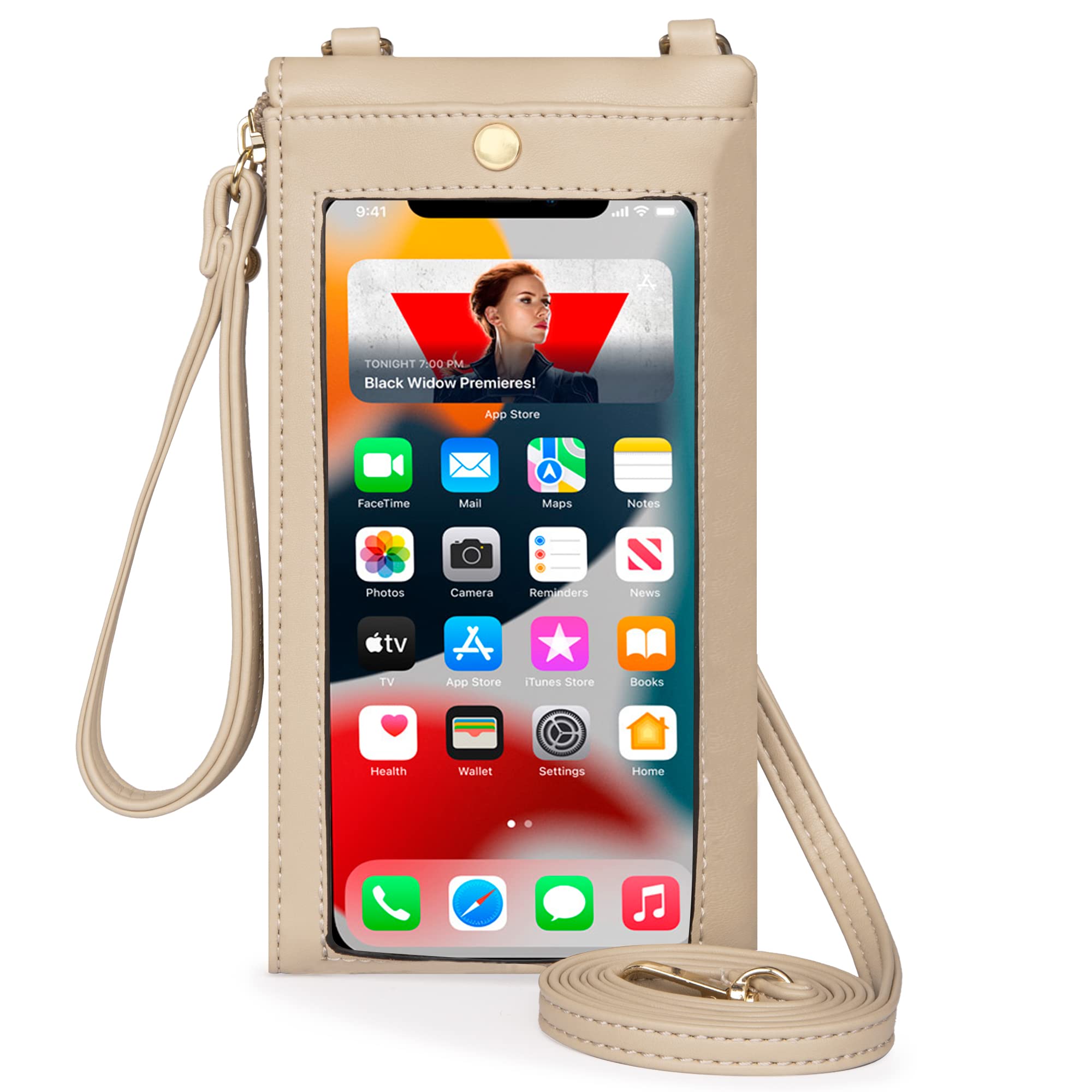 Montana West Cell Phone Purses Translucent Phone Bag Wristlet Clutch Wallets for Women Rainproof Phone Pouch MWC-139BG