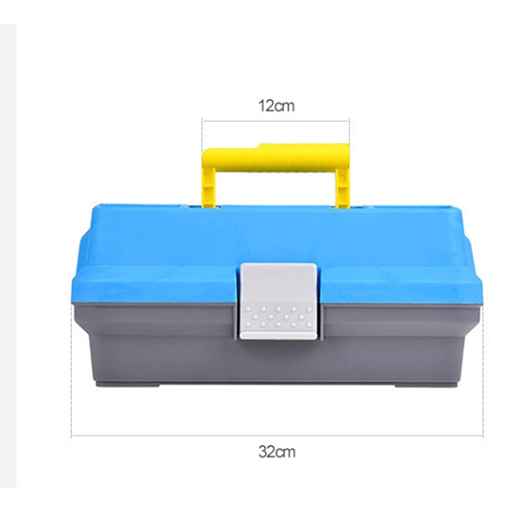 LMMDDP Waterproof 3-layer Fishing Tackle Box Storage Box Portable Fishing Tackle Strong Corrosion Resistant Storage Box