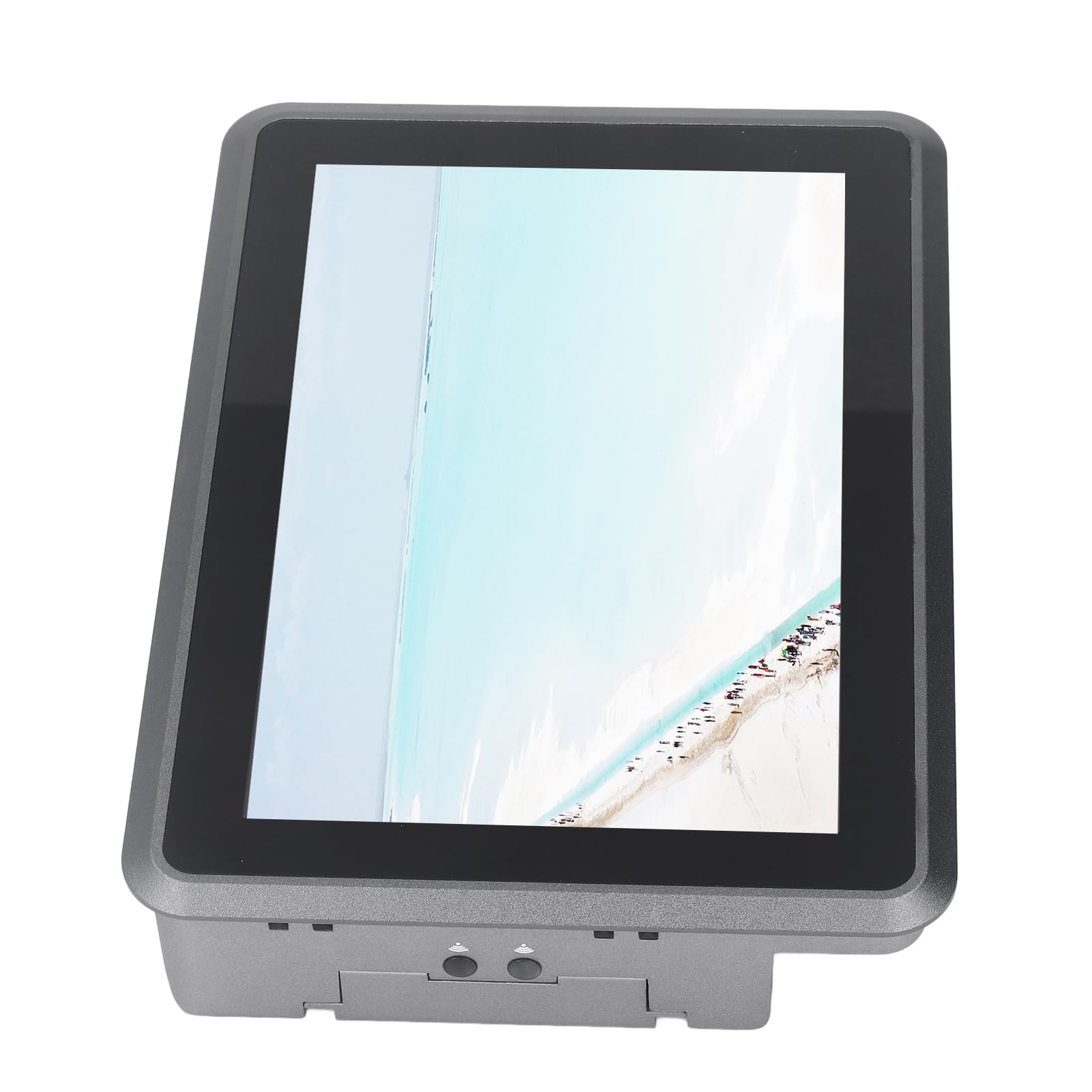 Industrial Tablet PC, Efficient Heat Dissipation Sensitive 100β240V Rugged Touchscreen Tablet Single Point Control for Industrial Automation (US Plug)