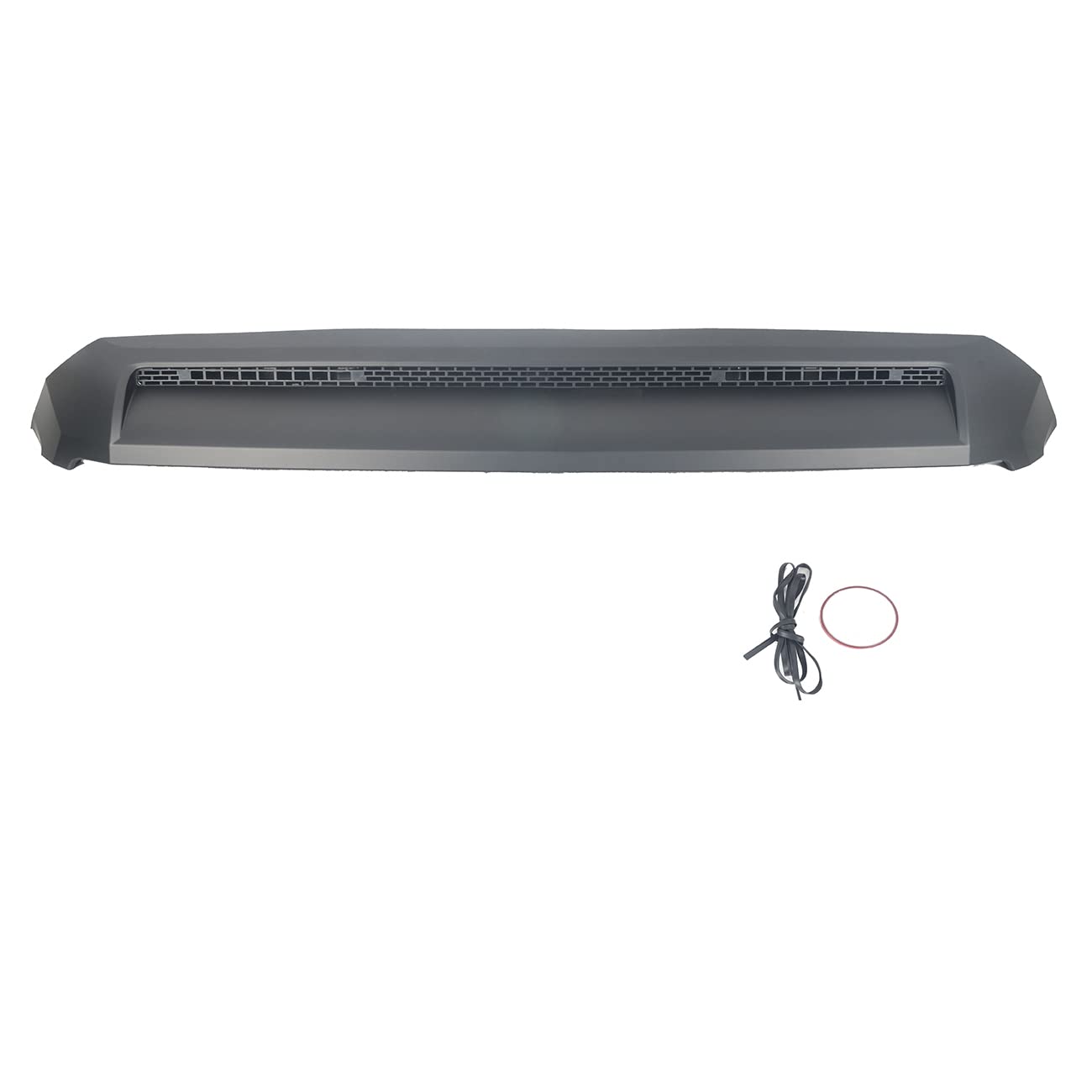 KARPAL Front Upper Hood Scoop Molding Bulge Compatible with 2014-2021 Toyota Tundra 76180-0C030 Matte Black