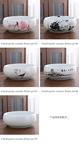 Nautance Beautiful 8-inch Ceramic Pot for Succulents and Indoor Plants,Planters for Succulents, Flower Pots for Your Home Decor or Office