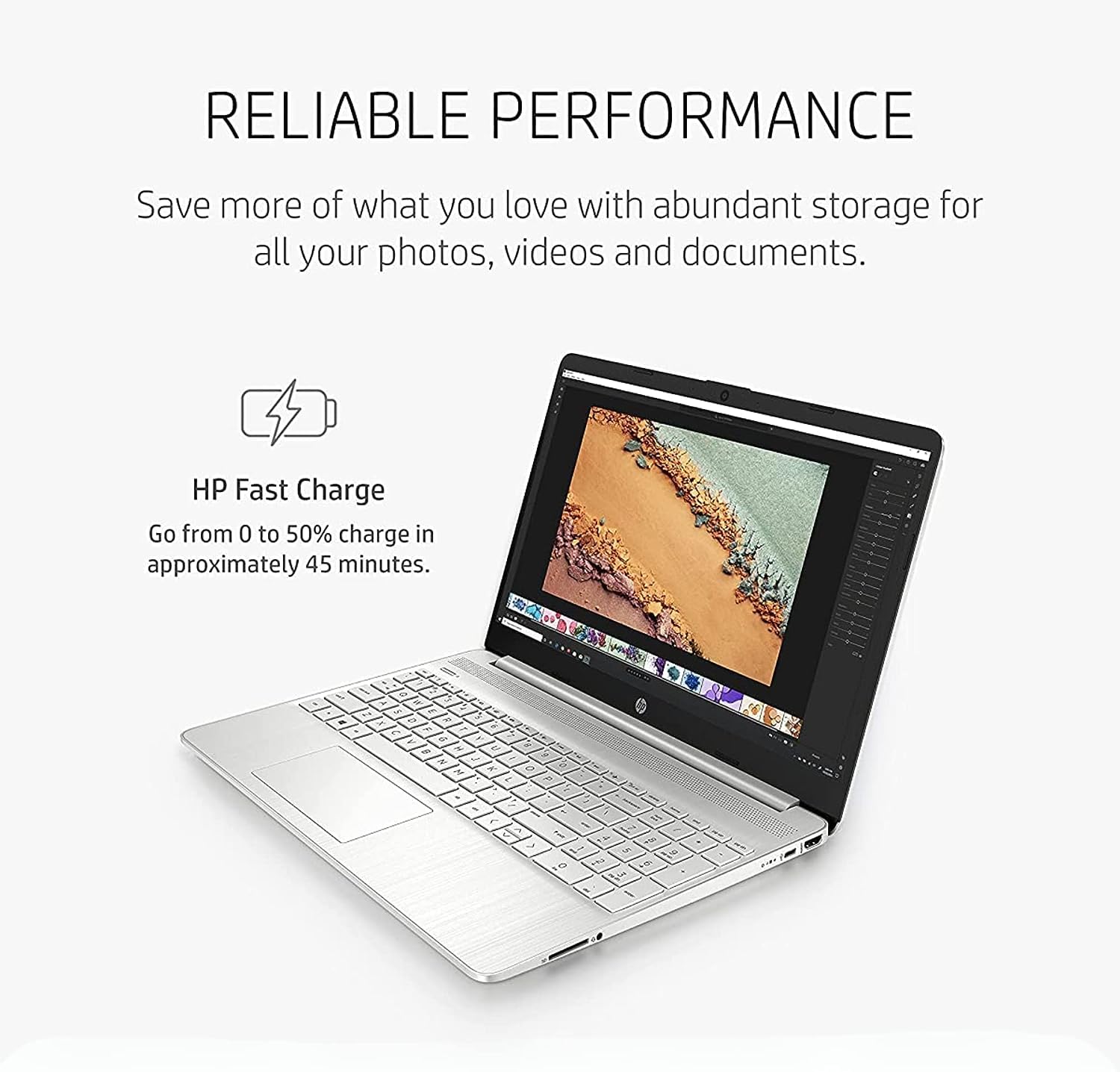HP 2023 Newest Laptop, 15.6" HD Touchscreen, Intel Core i3 1115G4 up to 4.1GHz, 32GB RAM, 1TB SSD, Intel UHD Graphics, Wi-Fi, Bluetooth, Numeric Keypad, Windows 11 Home in S Mode, Natural Silver