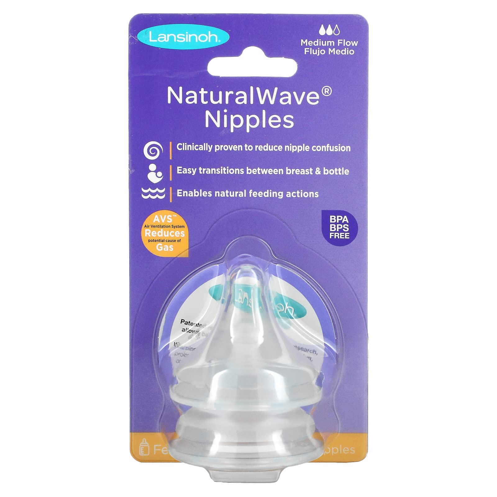 Infant Fast Flow Nipple (Set of 2)