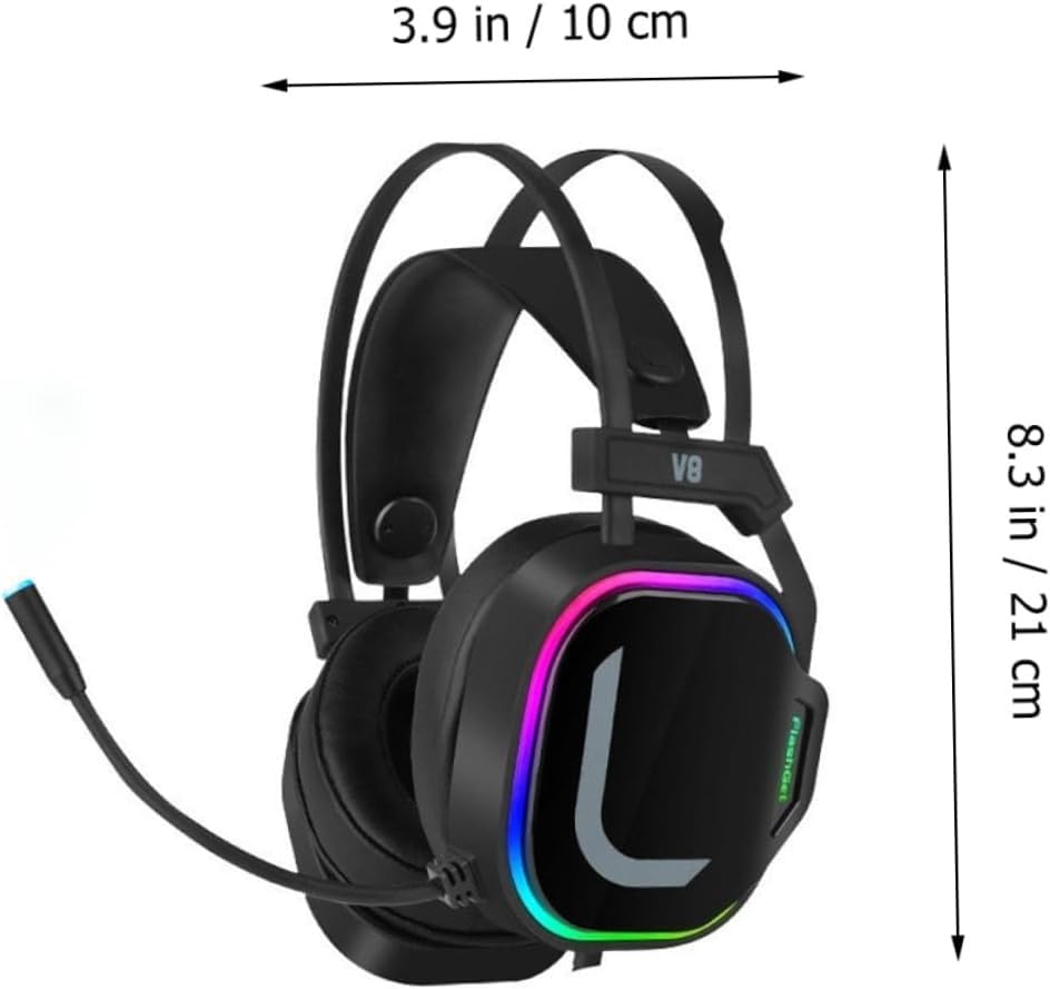 PATINS Wireless Gaming Headset Headset Headset Wired Noise Cancelling Headphones Black Headphones Cord Headphones Laptop Headphone Single Sided Computer Headphone Earbuds Light