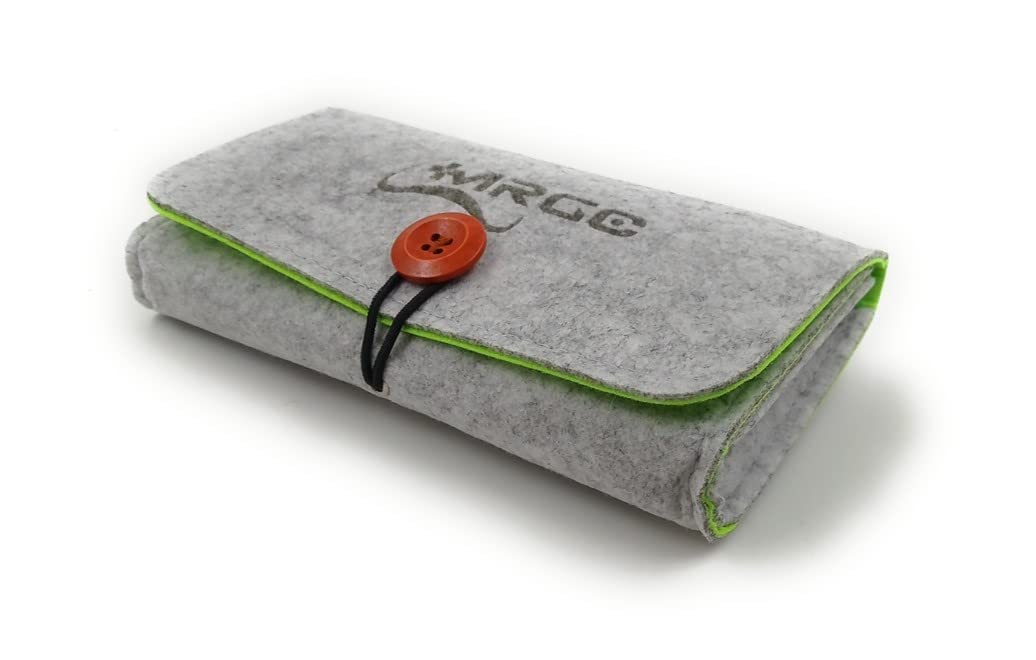 MRGC Felt Soft Case Carrying Bag for PSP 1000 / PSP 2000 / PSP 3000 / Nintendo 2DS XL - Portable Travel Case, Protective Pouch for Handheld Retro Game Console (Grey)