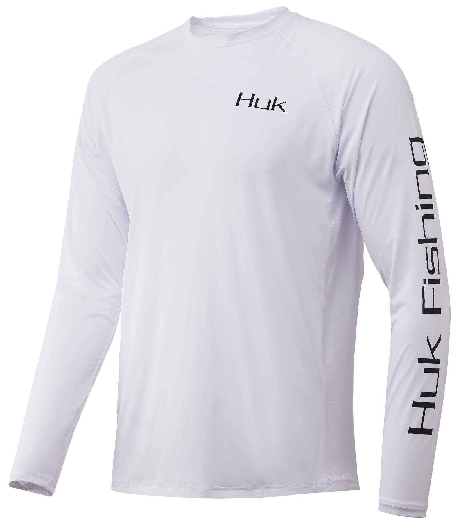 Huk Men's Pursuit Long Sleeve Sun Protecting Fishing Shirt, X Mark-White, XX-Large
