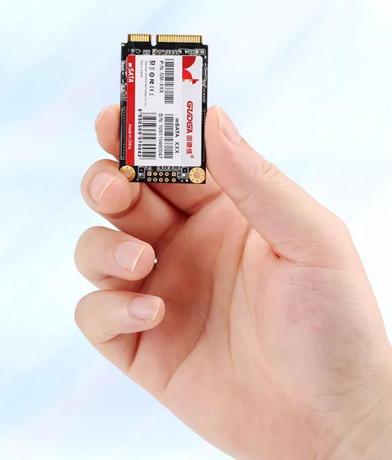 MSATA SSD Drive by AndyCine Pre-Assembled for Atomos Ninja V, Shogun 7 and Others (1 Gb)