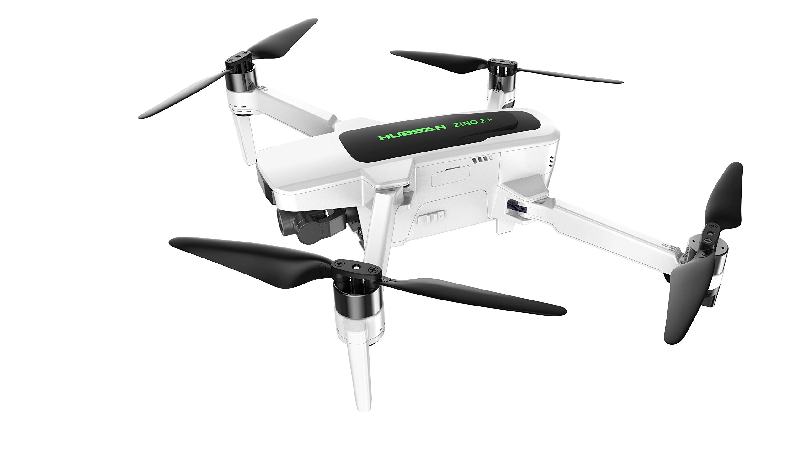 Hubsan Zino 2+ drone with 4K 60fps Camera GPS RC Drone 10KM FPV with 3-axis Gimbal,39Mins Flight Headless mode, Low Power Failsafe Mode(Two Batteries and Bag)