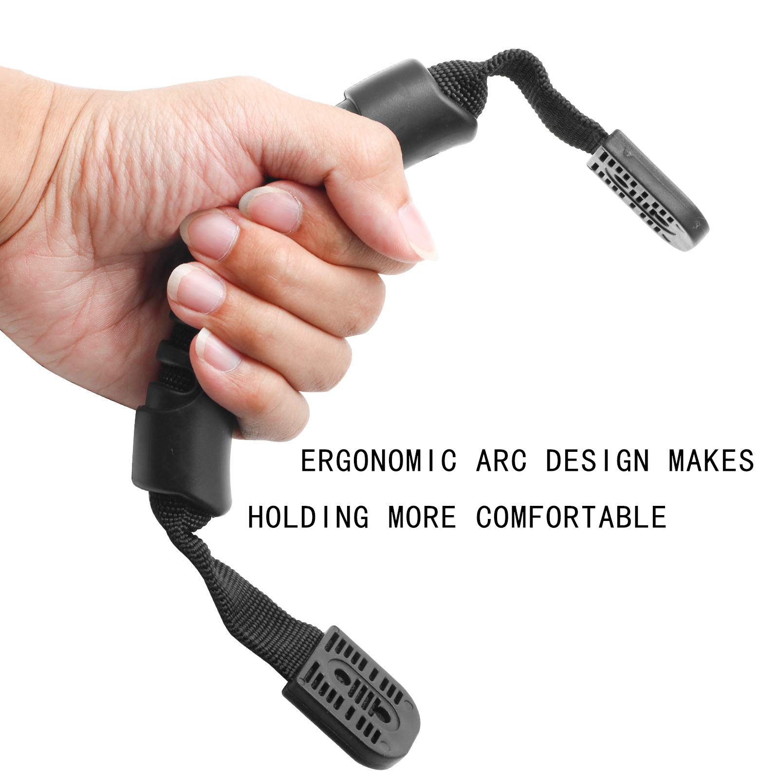 Jiozermi 4 Pack Kayak Carry Handles, Kayak Accessories, Side Mount Carry Replacement Handles with Plastic Buckle for Kayak Paddle, Tandem Kayak, Canoe Boat & Lifetime Kayaks