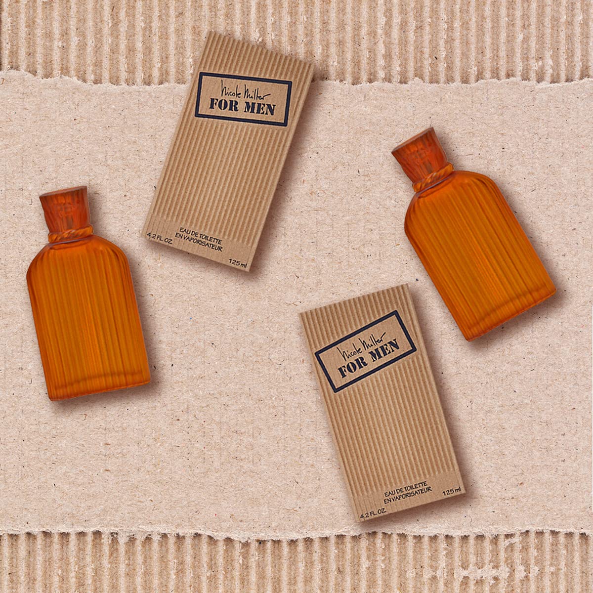 Nicole Miller Cologne EDT Spray for Men, 4.2 Ounce, orange (NI42M) (Pack of 2)