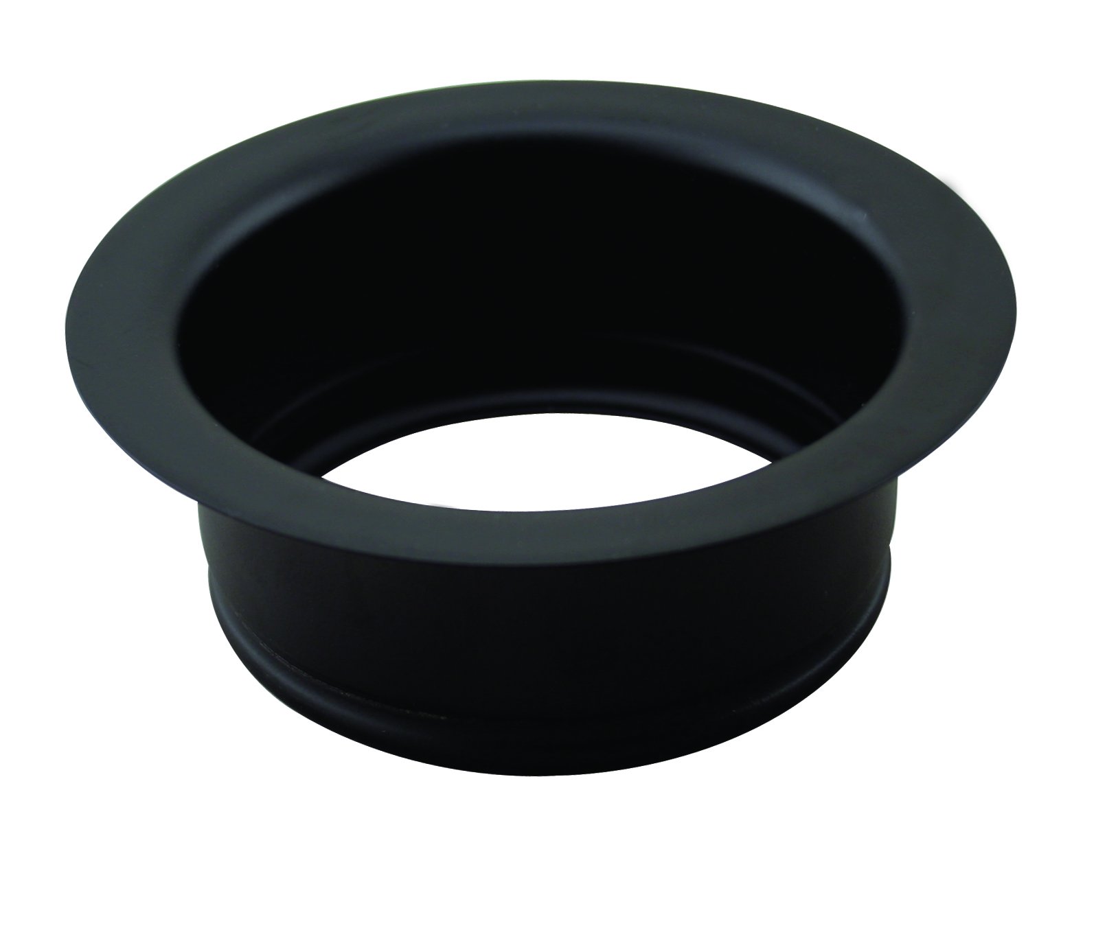 Westbrass A2165-62 4-1/4" OD Post Style Large Kitchen Basket Strainer with Waste Disposal Flange and Stopper Drain Set, 1-Pack, Matte Black