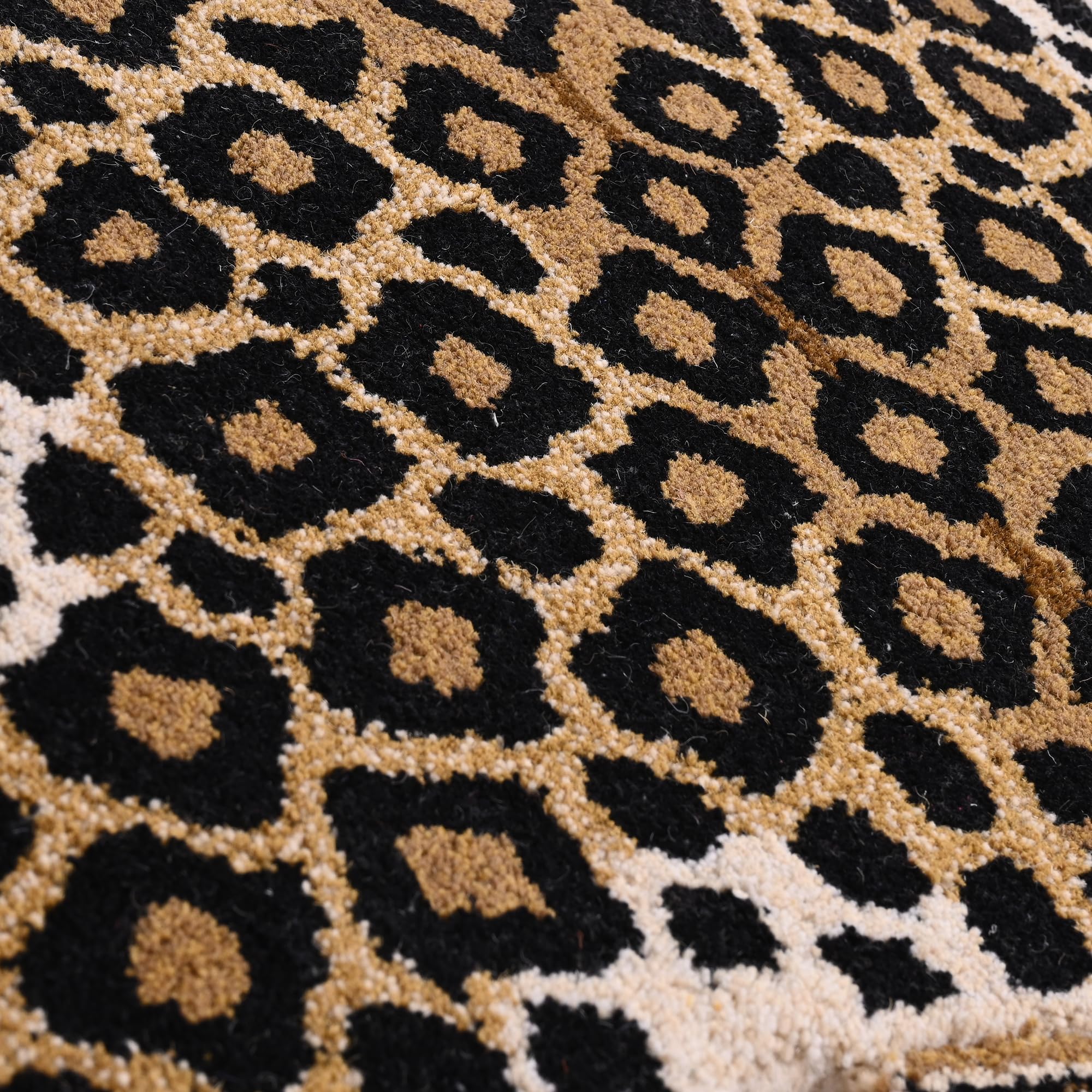 Premium Hand-Tufted Tiger Wool Area Rug - Soft, Plush & Durable Animal Print Carpet for Living Room, Bedroom & Dining Room Decor (Tiger A, 2' x 3')
