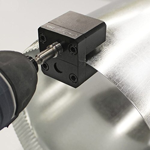 Malco C5A2 Impact Power Assisted Crimper & TS1 Turbo Shear 20 Gauge Capacity Sheet Metal Cutting Attachment