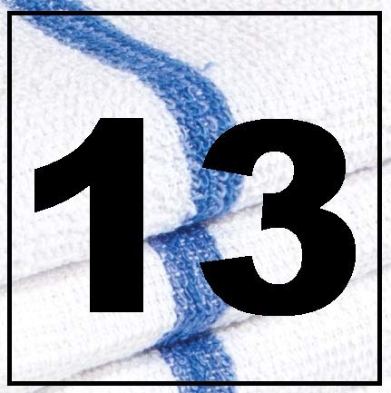 Liliane Collection 13 Bar Mops Kitchen Towels - 15" x 18" Commercial Grade 100% Cotton Kitchen Towels (High Density 28 oz/Dozen) - Terry Bar Mop Dish Towel - Thick and Absorbent
