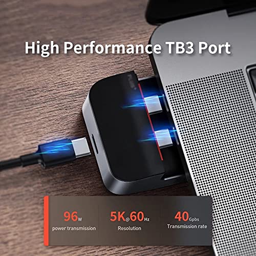 SDFGH USB C HUB to -Compatible USB 3.0 USB HUB USB Splitter Combined RJ45 Holder 9 in 1 Type C HUB