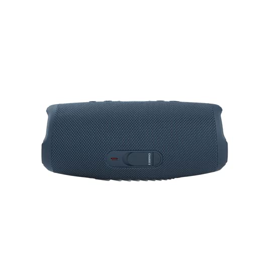 JBL Charge 5 Waterproof Portable Speaker with Built in Powerbank and gSport Carbon Fiber Case (Blue)