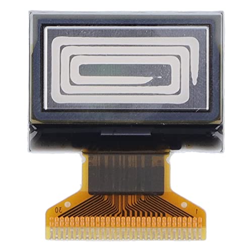 Organic Light Emitting Diode Display, Organic LCD Display 0.96in 128x64 Resolution Compact for DIY(Blue Displaying)
