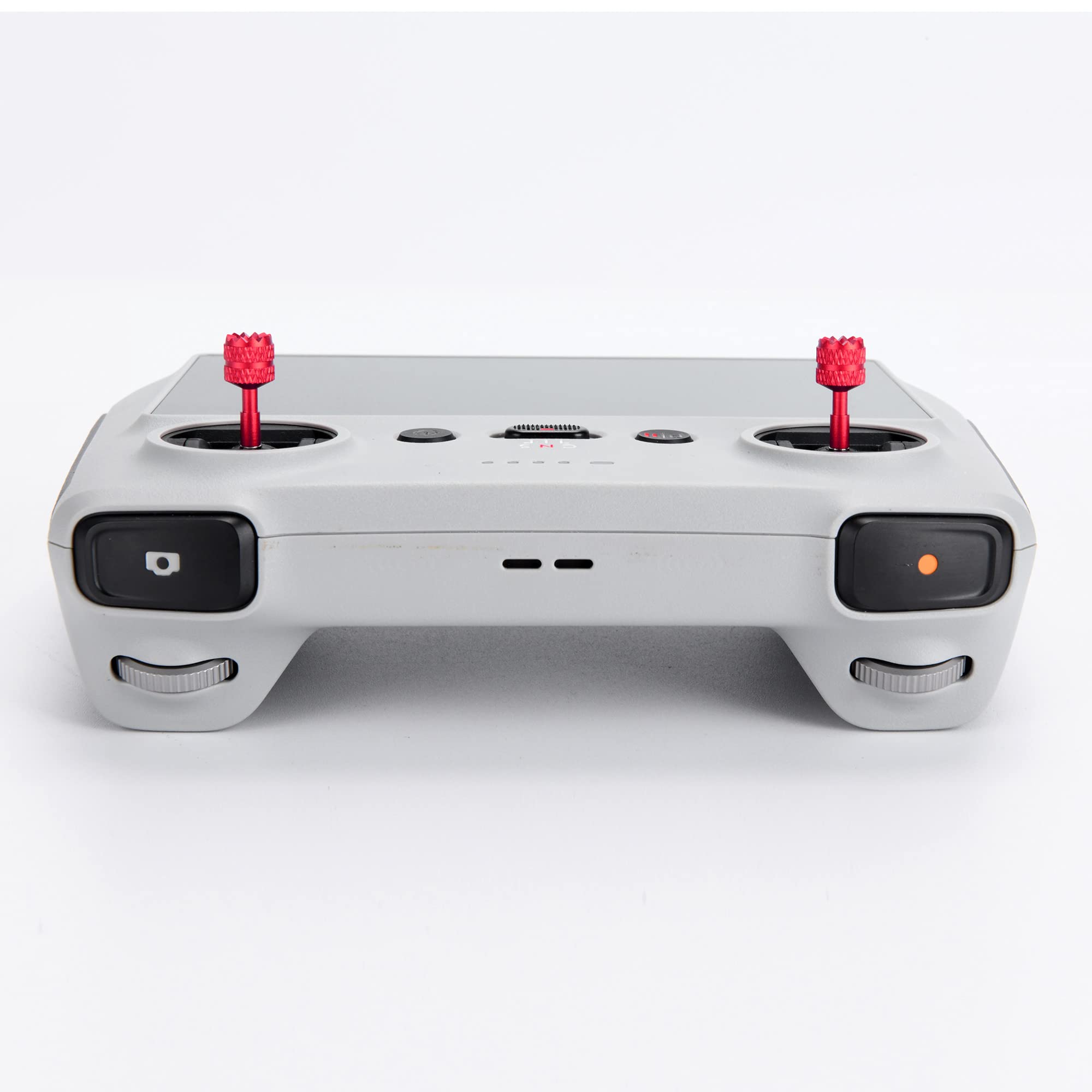 Mini 3 Pro Controller Sticks for DJI RC, Aluminum Alloy Remote Control Thumb Stickers/Joystick/Rocker Replacement Parts for DJI Mini 3 Pro Accessories (Dark-sliver)