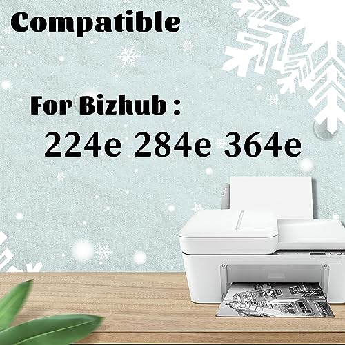 High Yield TN322 Toner Cartridge Compatible Replacement for Konica Minolta Bizhub 224e 284e 364e Printer Black-1 Pack