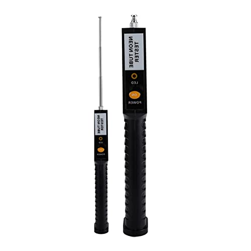 Neon Tube Tester,LED Tester,Battery Powered Portable Handheld Universal Neon Tube Lamp Fluorescent Light Bulb Tester,Lamp Diagnostic Detector,for Testing Various Lamp Light Tube(No Battery Included)