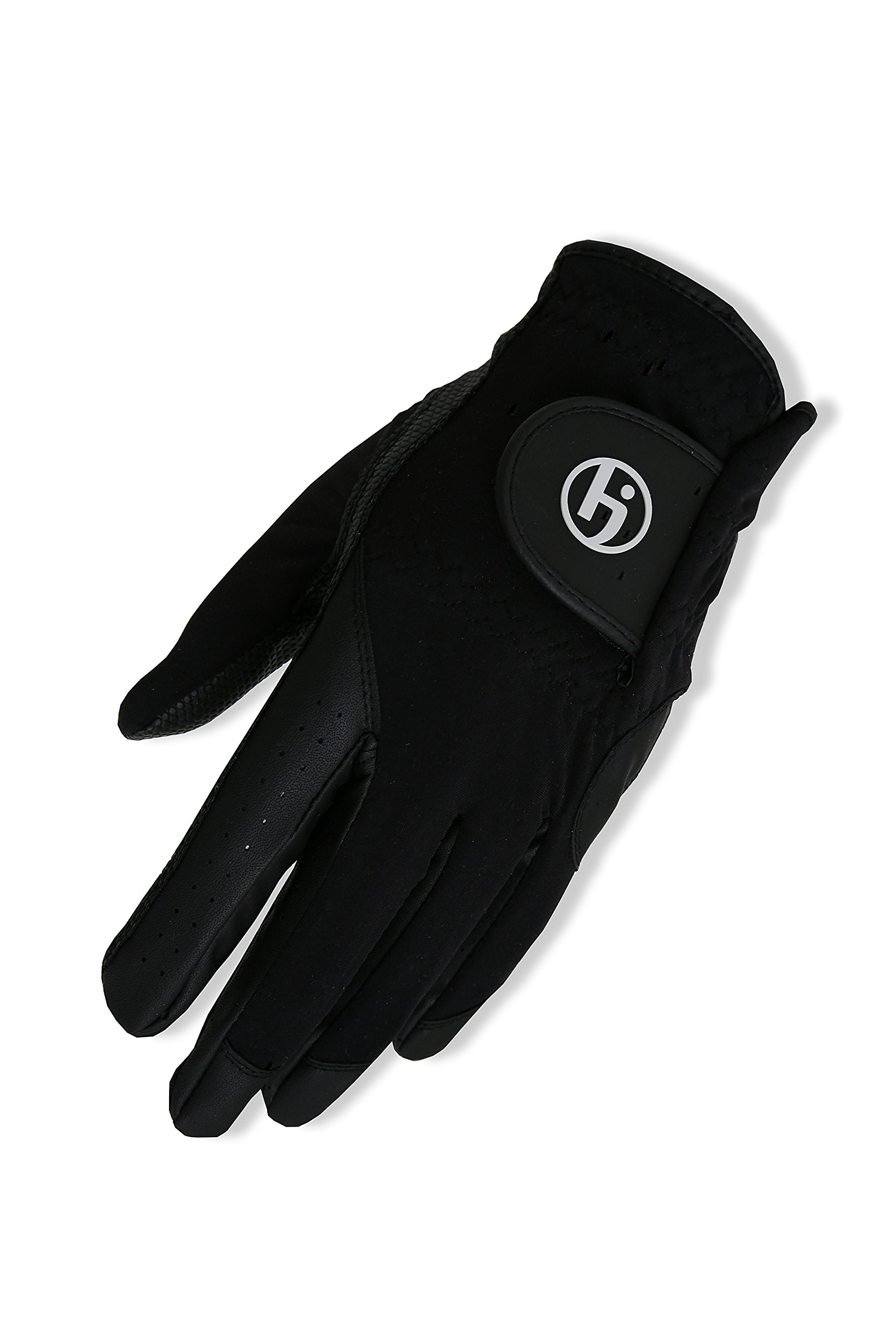 HJ Glove Men's Black Weather Ready Rain Golf Glove, X-Large, Pair