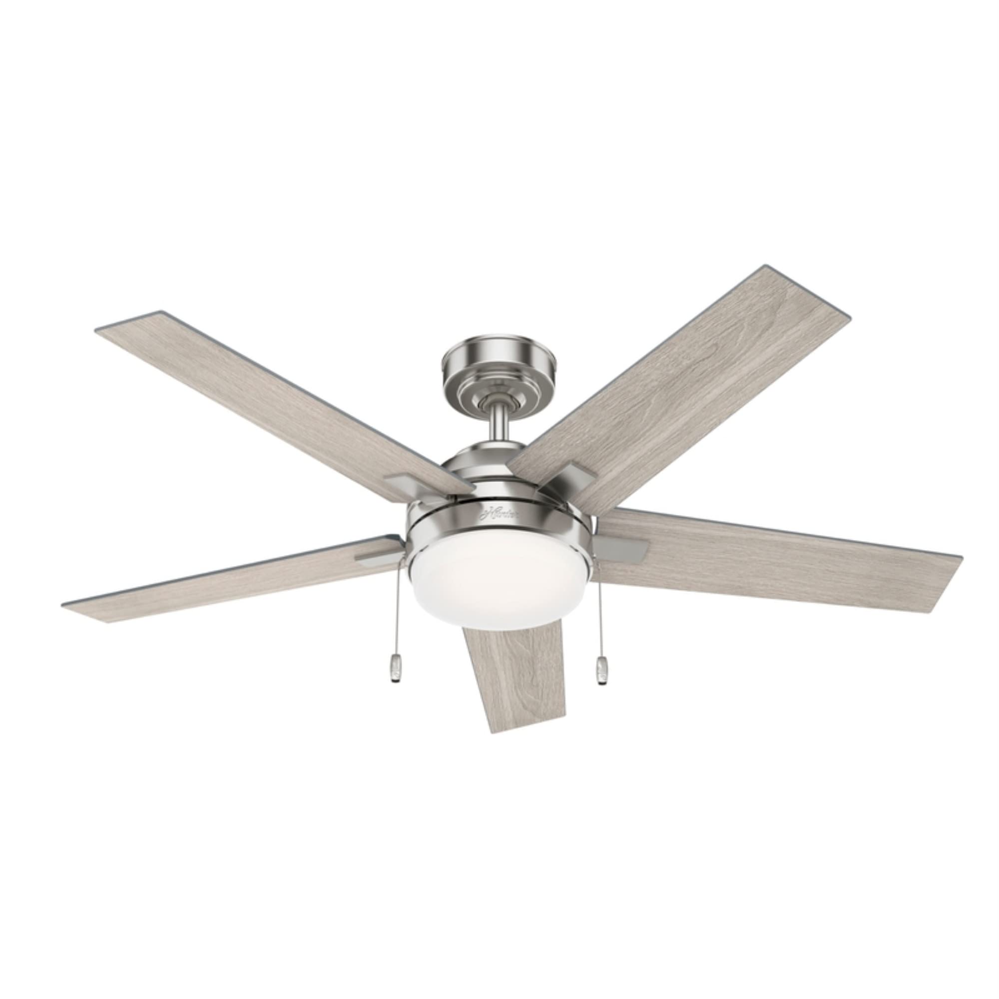Hunter Fan Company 51839 Bartlett Ceiling Fan, 44, Brushed Nickel Finish