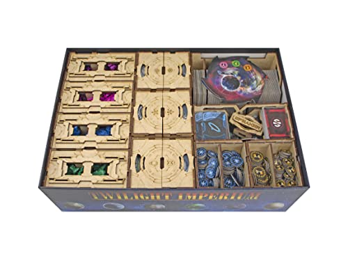 TowerRex Board Game Organizer for Twilight Imperium Board Game, Twilight Imperium Prophesy of Kings Expansion Insert Kit, Twilight Imperium Board Game Accessories