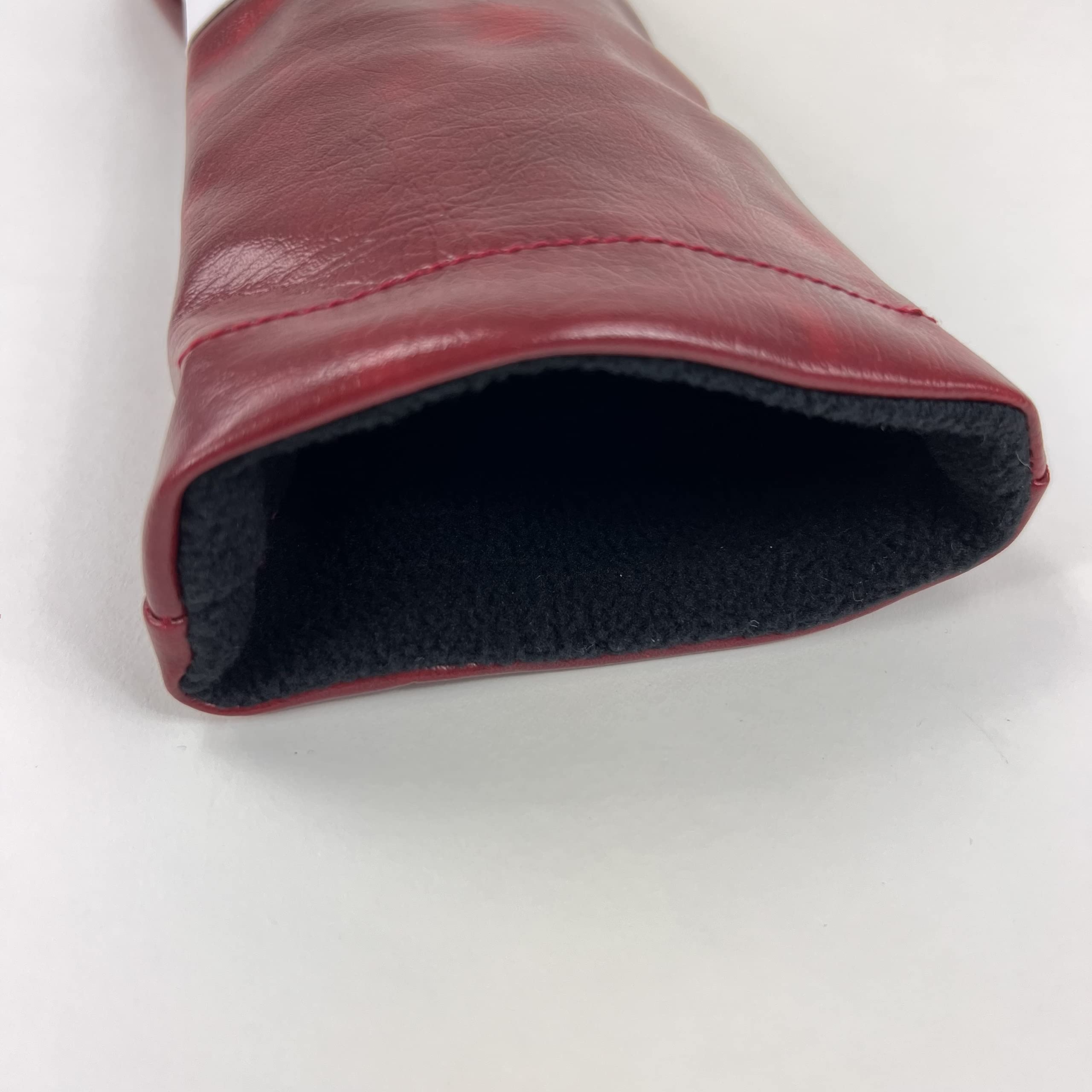King James Retro Red Sunfish Leather Driver Golf Club Headcover
