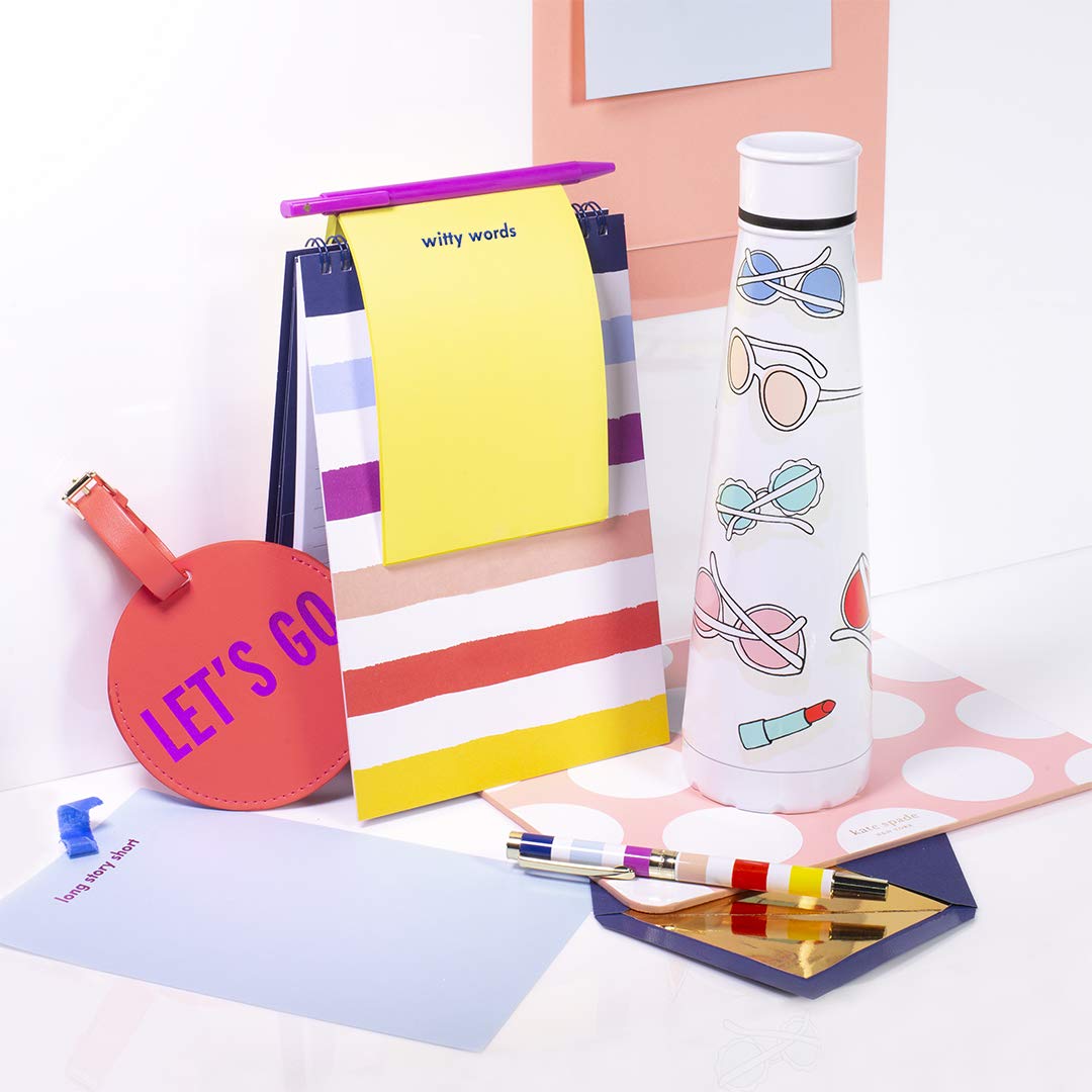 Kate Spade New York Stacked Notepad Set of 3, Cute Notepads Have 75 Sheets of Paper, Small Medium and Large Note Pads, Dog Party