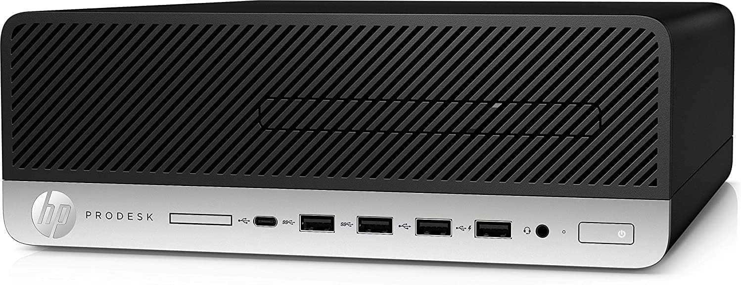 HP ProDesk 600 G4 SFF Desktop, Intel i5-8500, 32GB RAM, 512GB SSD & 500GB HDD, DVD, RGB Keyboard and Mouse, WiFi, Bluetooth, Windows 10 Pro (Renewed)