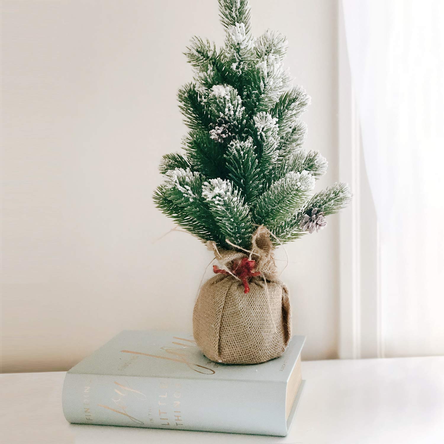 Humphrey's Craft 3 Inch Natural Burlap Fabric Ribbon - 10 Yards for Crafts Gift Wrapping Decoration Christmas Tree Succulents Chairs Dining Tables.