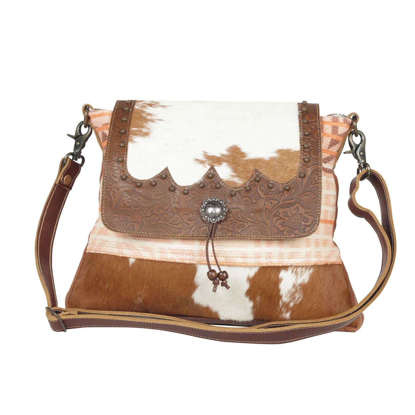 Myra Bag Rose Pompadour Shoulder Bag S-4426