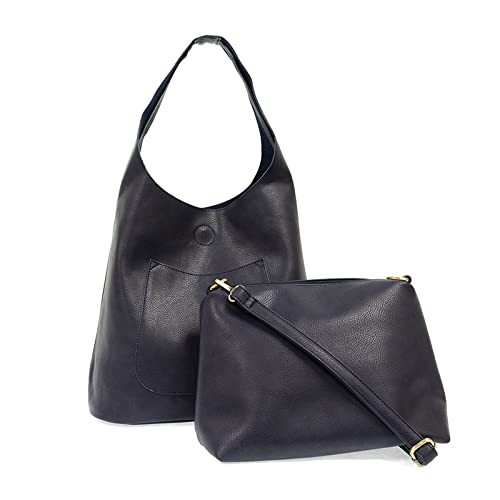 Joy Susan Womens Molly Slouchy 2-in-1 Hobo Handbag