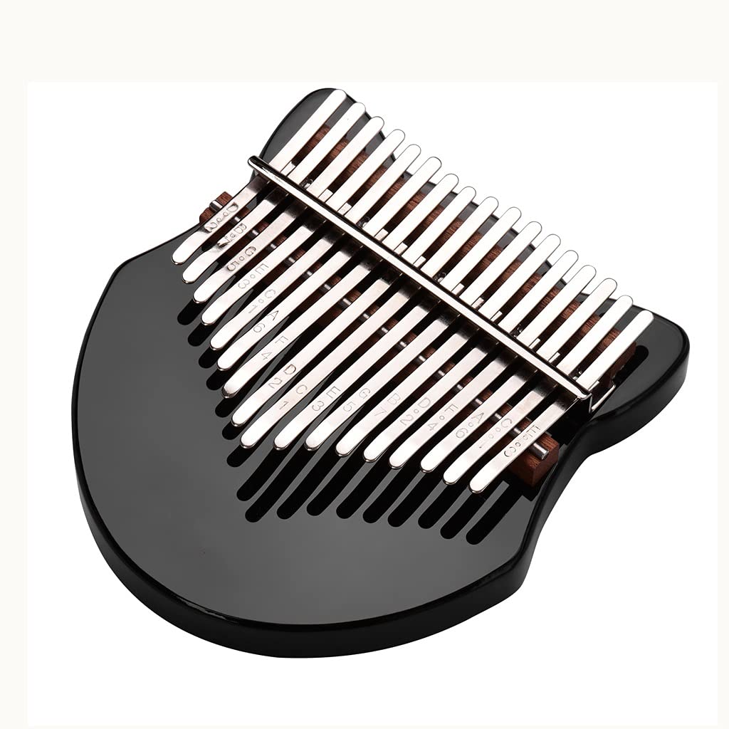 KXDFDC Cute Fox-Shaped 17 Key Thumb Piano Acrylic Material Tuning Hammer