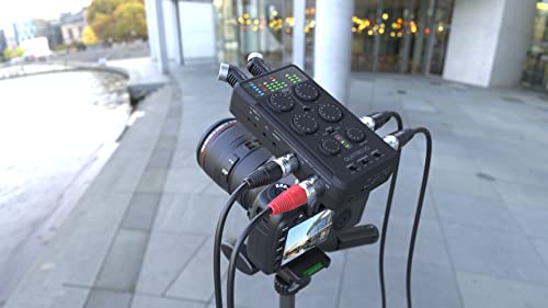 iRig Pro Quattro I/O 4-input USB audio interface digital voice recorder and audio mixer plus podcast equipment and field recording device for iPhone, iPad, Android, Mac, PC