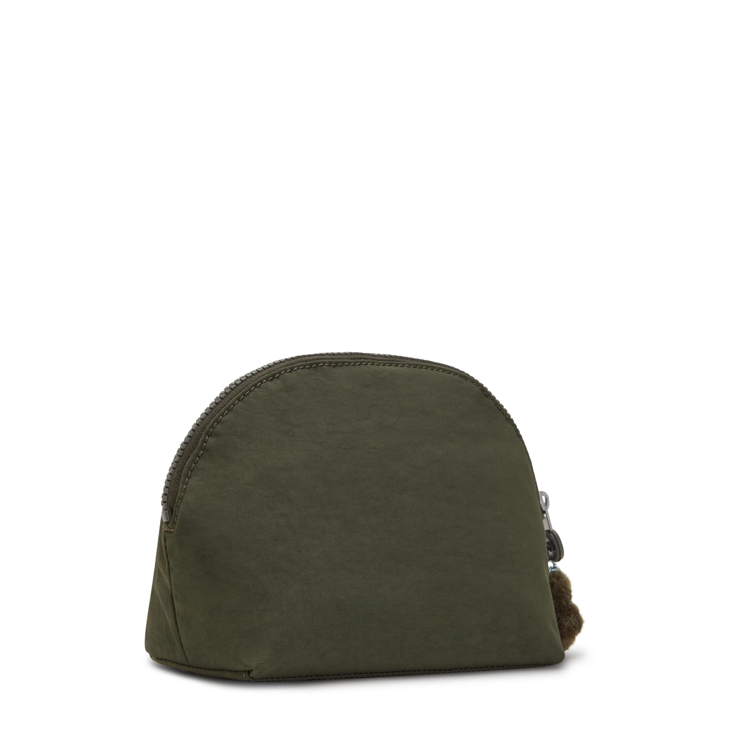 Kipling Womens Women's Zadok Pouch, Lightweight, Organize Accessories, Slip Compartments, Top Zip Closure, Nylon Pouch, Jaded Green Tonal, 8 L x 6.38 H 3.75 D US