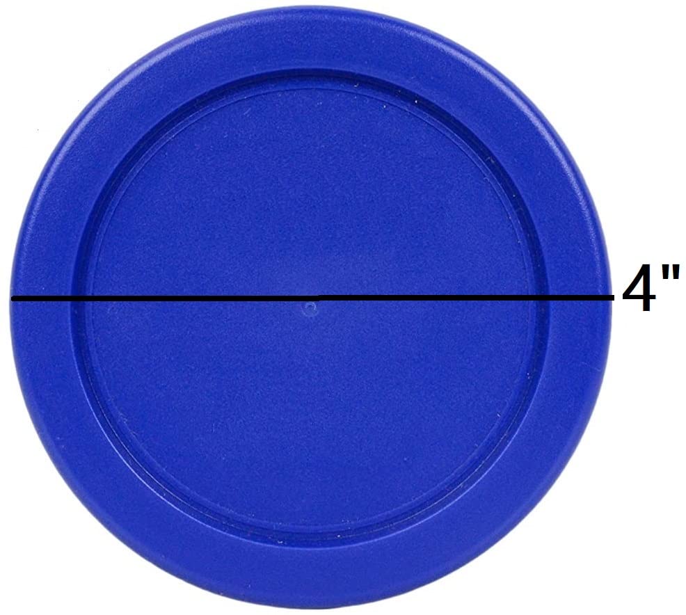 Klare Ware 1 Cup Blue Replacement Lids/Covers for Pyrex 7202, Anchor Hocking & Klare Ware Storage Bowls *Glass Container Not Included* (6 Pack, Blue)