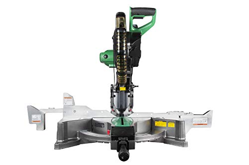 Metabo HPT 12-Inch Compound Miter Saw, Laser Marker System, Double Bevel, 15-Amp Motor, Tall Pivoting Aluminum Fence, 5 Year Warranty (C12FDHS)
