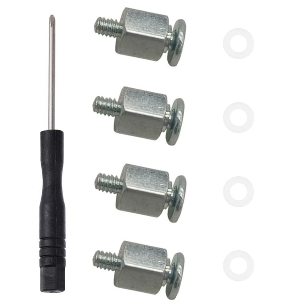 Pockety 1Set NGFF NVME SSD Standoff Mounting M.2 NGFF/NVMe Screw Set Stand Off Screw Hex Nut for A- M.2 SSD