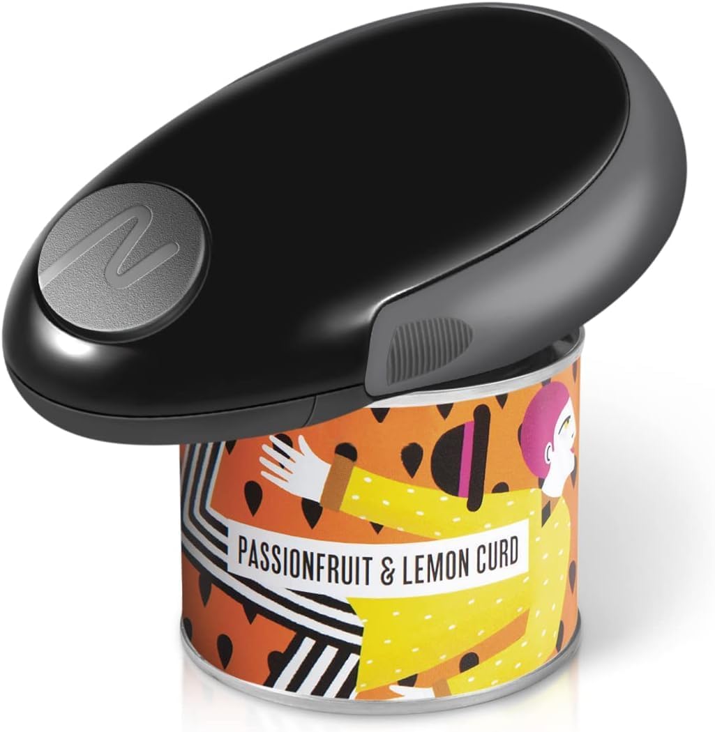Mini Electric Can Opener for Almost Size Cans, Automatic Can Opener Smooth Edge