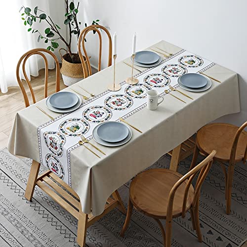 Modern Ethnic Style Bohemia Printing Tablecloth for Table Party Decoration Dining Tables Cover Anti-Stain Tablecloth A10 140x160cm