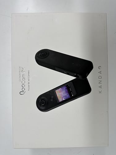 KanDao 8K Enterprise Live Streaming Camera, 1.5X Bigger Sensor Professional 360 Degree Live Streaming Camera, in-Camera 8K/4K 30MP 30FPS 360 Live Streaming Solution, 5G 8K 360 VR Live Camera