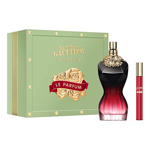 Jean Paul Gaultier La Belle Le Parfum 2-Pieces Set for Women (3.4 Oz Eau De Parfume Spray Intense + 0.34 Oz Eau De Parfume Spray Intense)